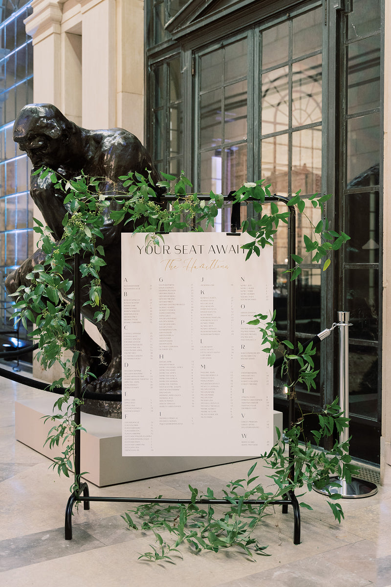 Your Seat Awaits Seating Chart – Kate Slayton Lettering